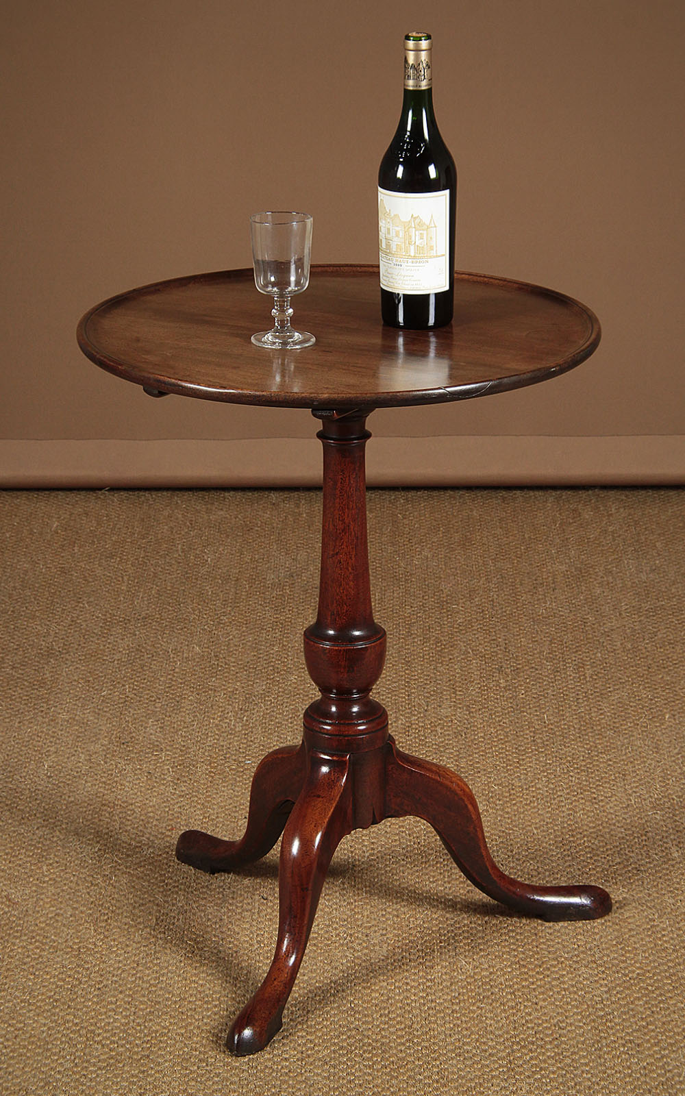 George III Mahogany Tripod Wine Table c.1800 - Collinge Antiques