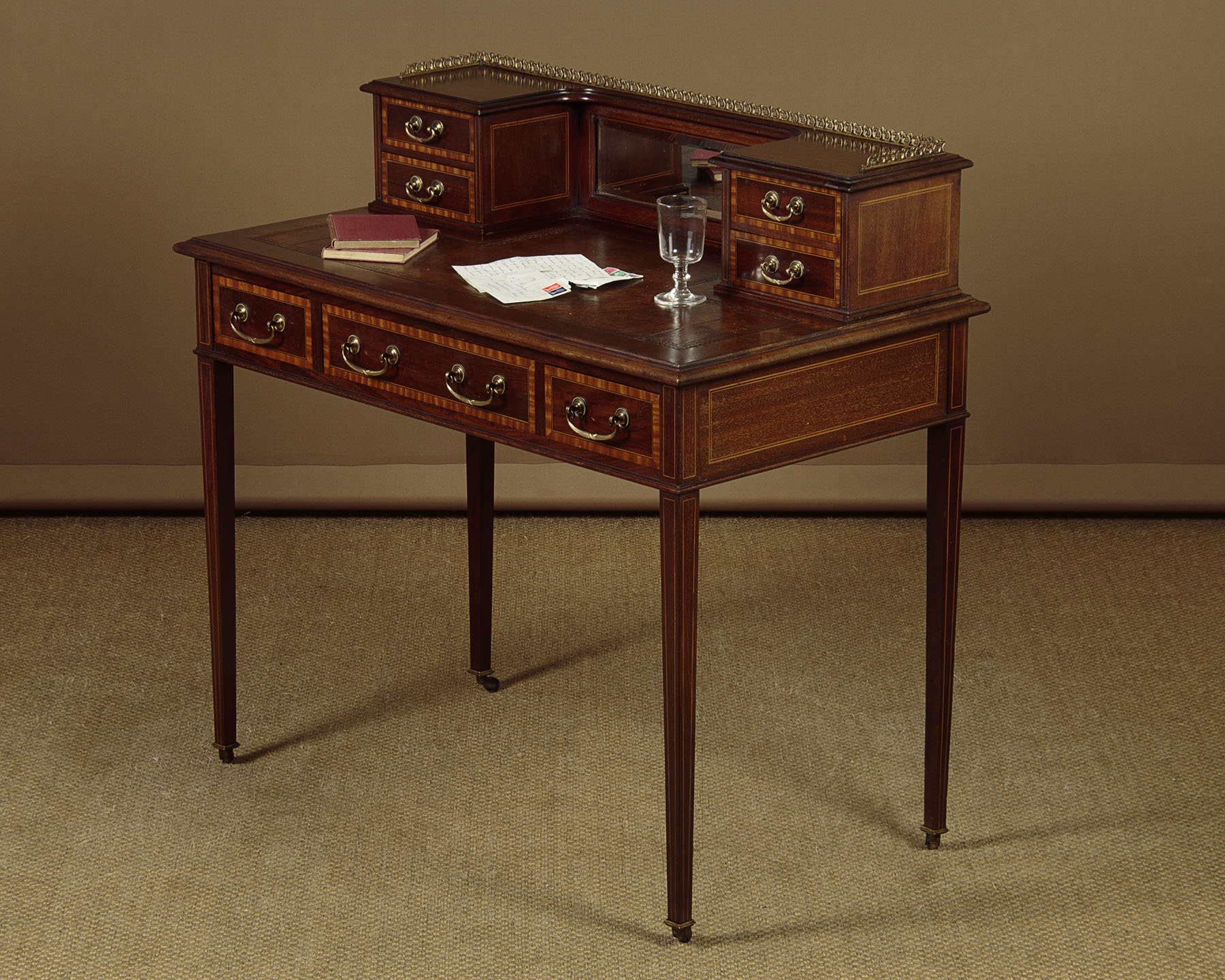 Edwardian Mahogany Writing Desk c.1905 - Collinge Antiques