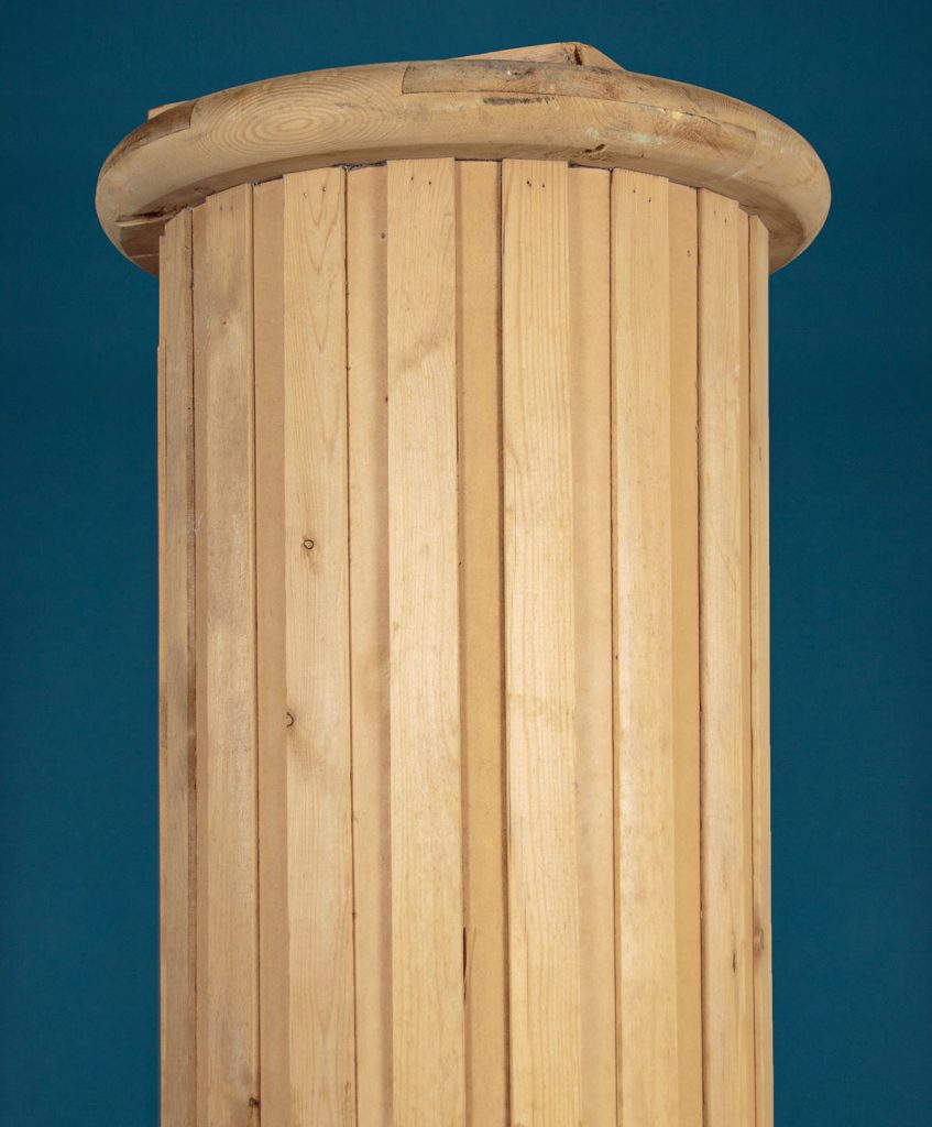 Pair of Tall Pine Columns - Collinge Antiques