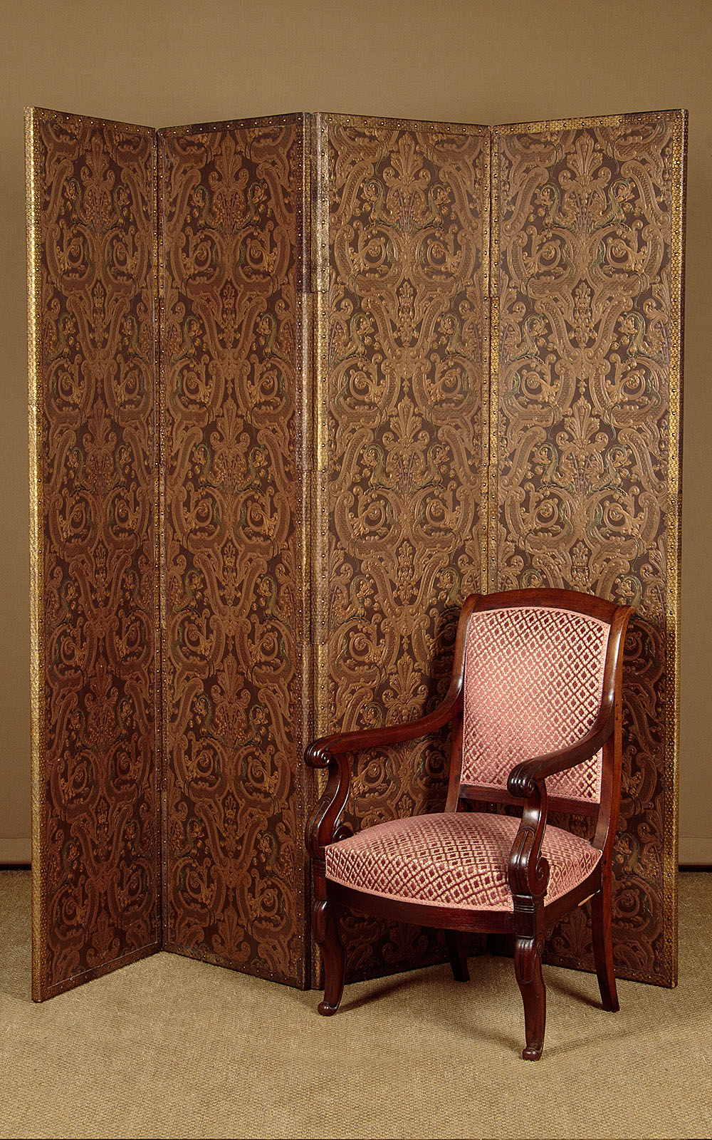 Four Panel Dressing Screen c.1930 - Collinge Antiques