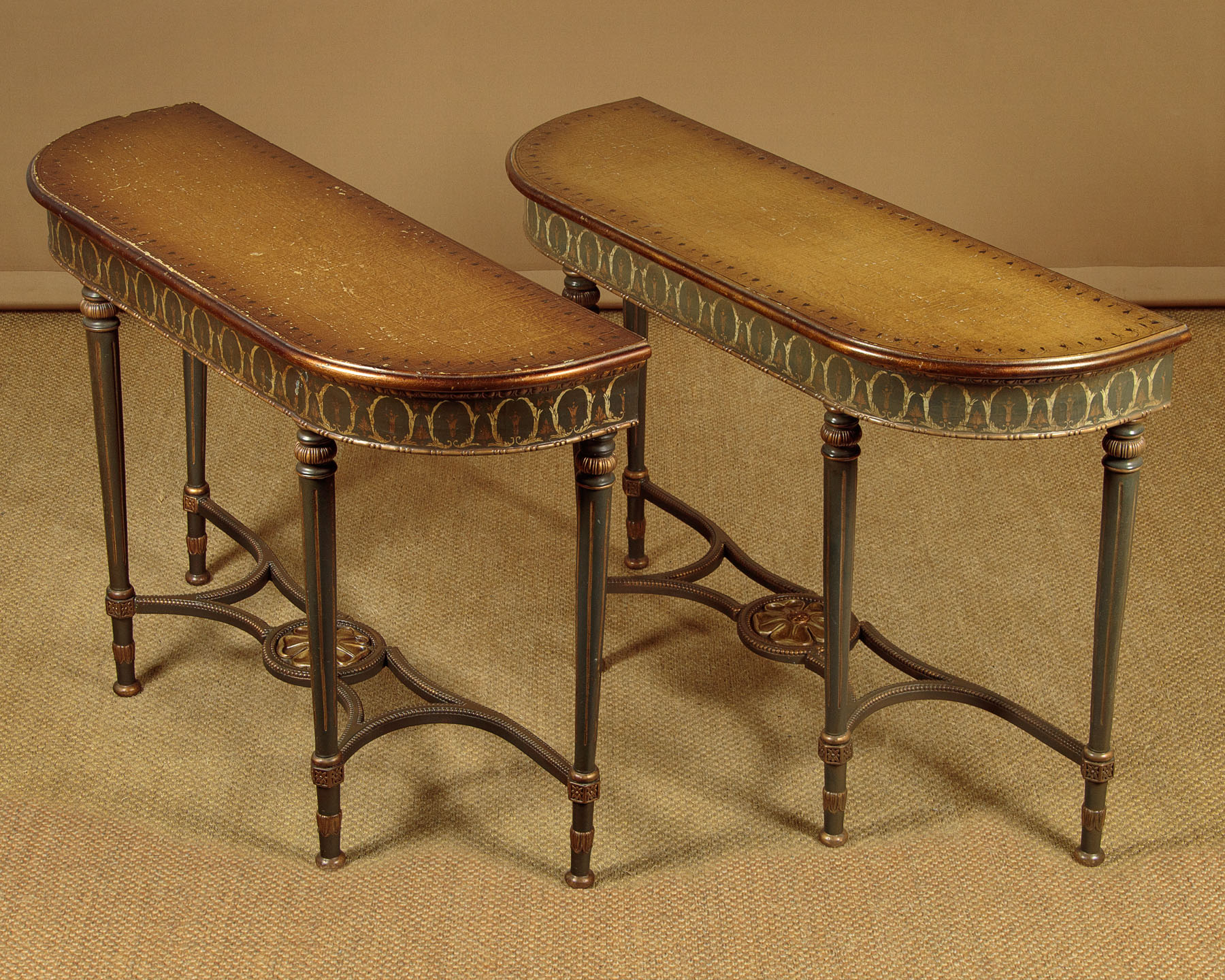 Pair of Regency Style Console Tables - Collinge Antiques