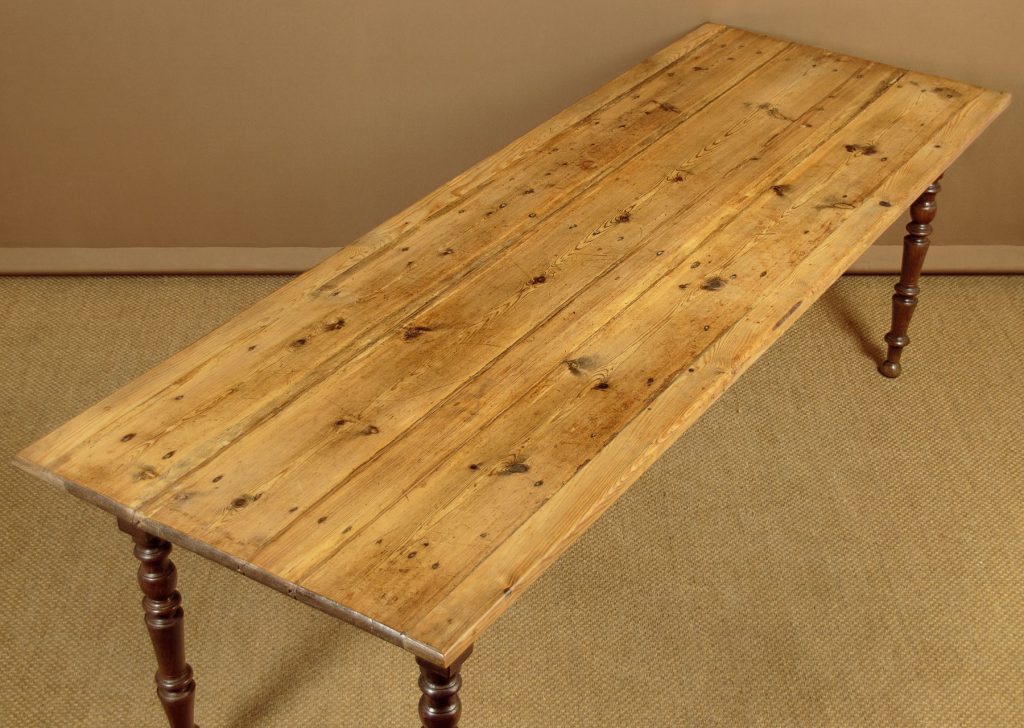 Pine & Oak Dining Table c.1890 - Collinge Antiques