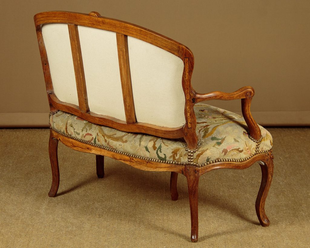 Small Walnut Couch c.1910 - Collinge Antiques