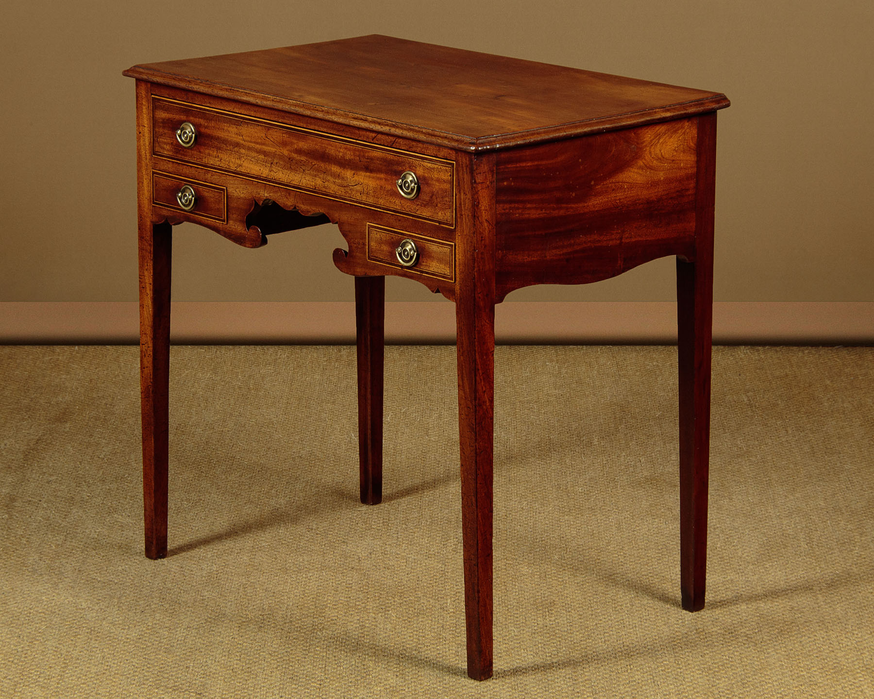George III Mahogany Lowboy c.1800 - Collinge Antiques