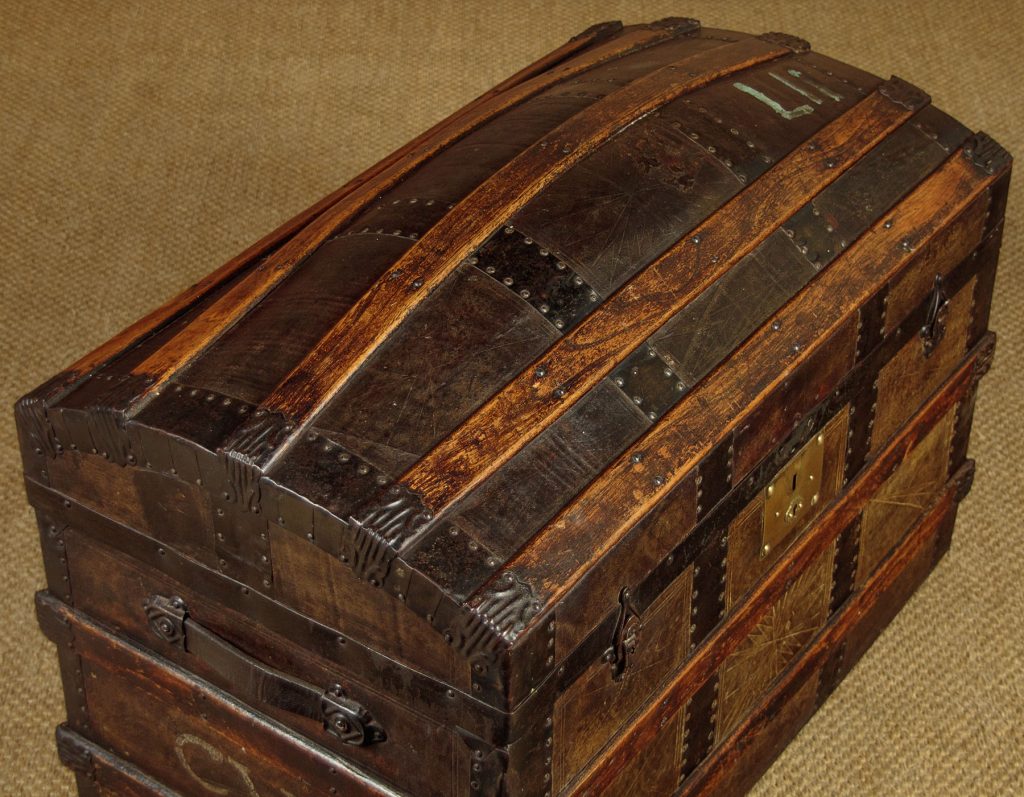 Dome Top Steamer Chest c.1900 - Collinge Antiques