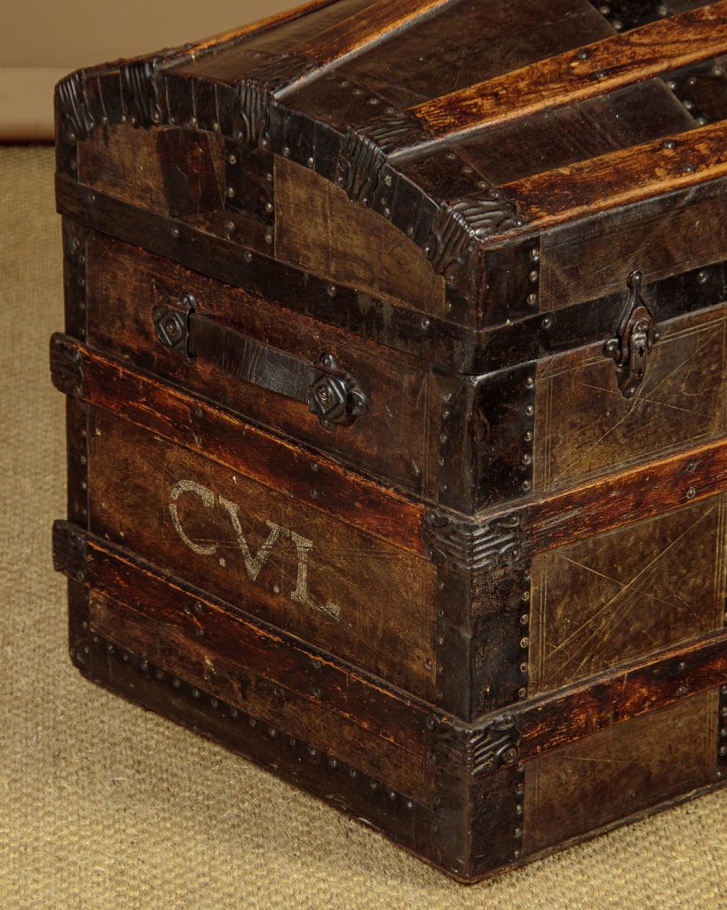 Dome Top Steamer Chest c.1900 - Collinge Antiques