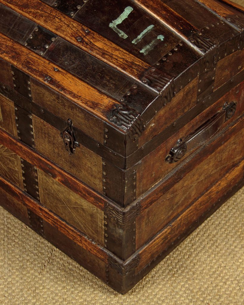 Dome Top Steamer Chest c.1900 - Collinge Antiques