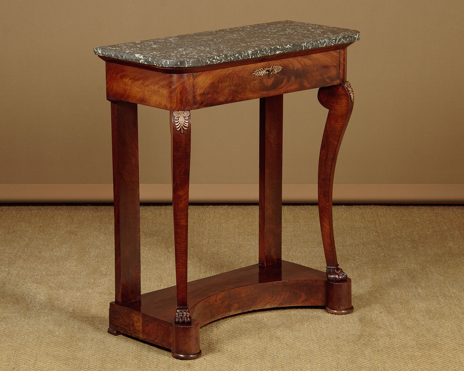 Small Marble Top Console Table c.1860 - Collinge Antiques