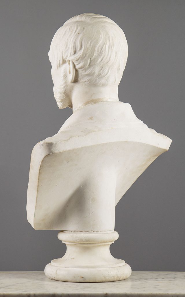 Large Marble Bust of a Gentleman c.1870 - Collinge Antiques