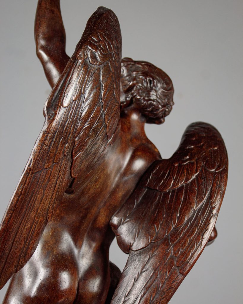 `Le Genie Humain` Spelter Figure by Emile Pigault c.1900 - Collinge ...