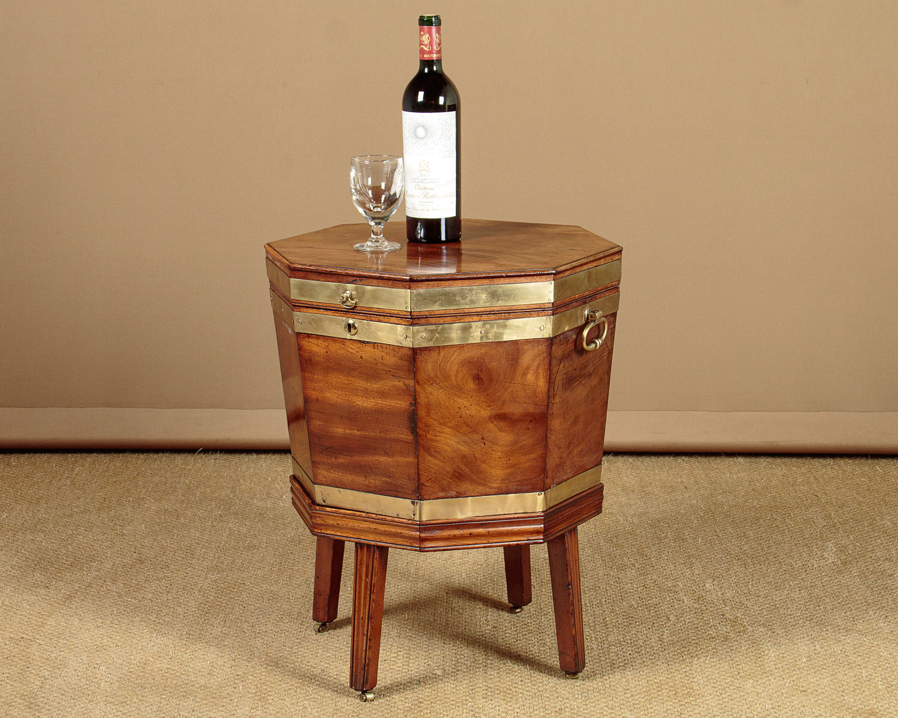 George III Mahogany Wine Cooler c.1800 - Collinge Antiques