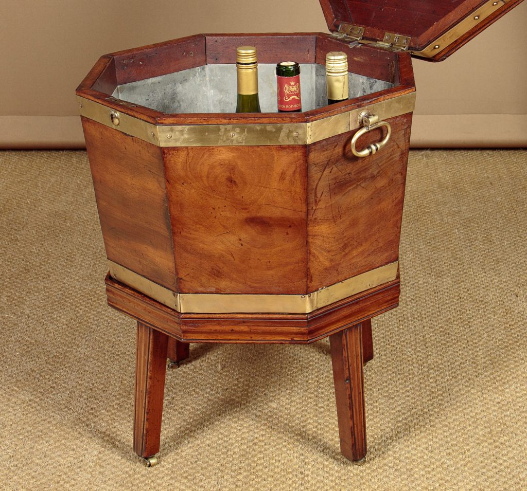 George III Mahogany Wine Cooler c.1800 - Collinge Antiques
