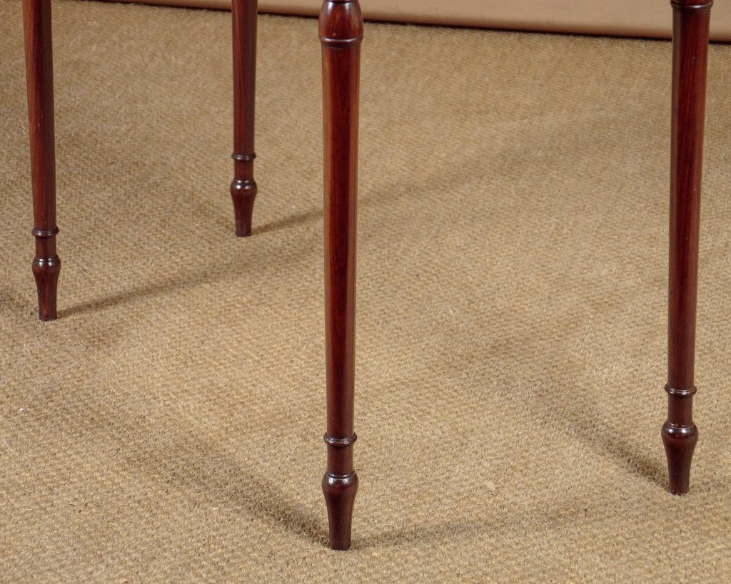 George III Mahogany Fold Over Games Table c.1800 - Collinge Antiques