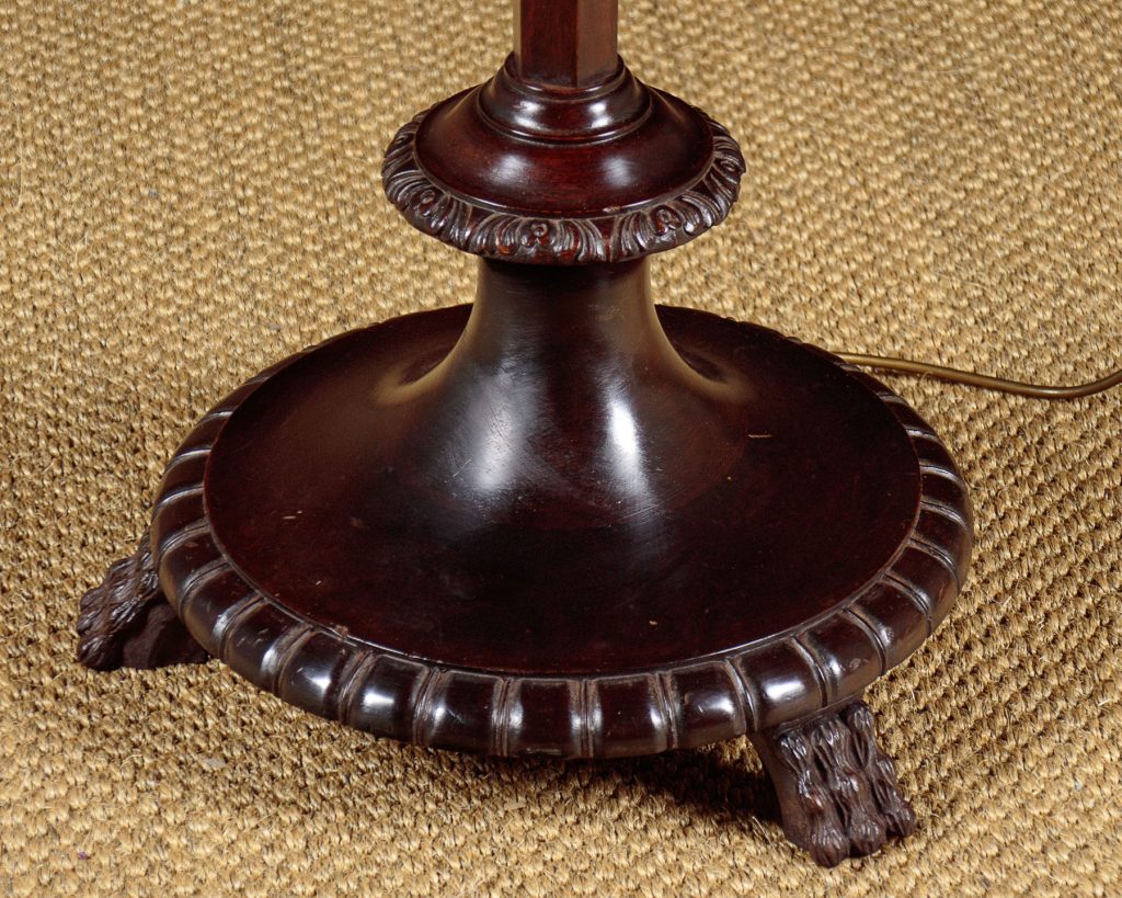 Mahogany Standard Lamp c.1920 - Collinge Antiques