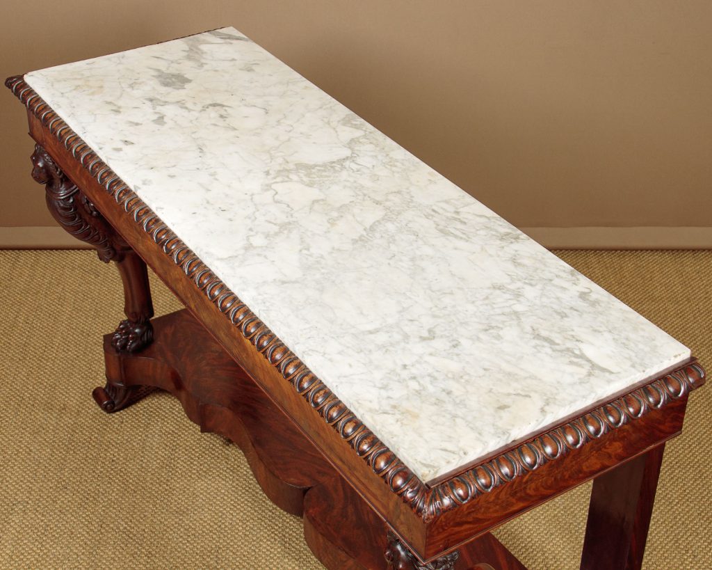Large Marble Top Console Table c.1880 - Collinge Antiques