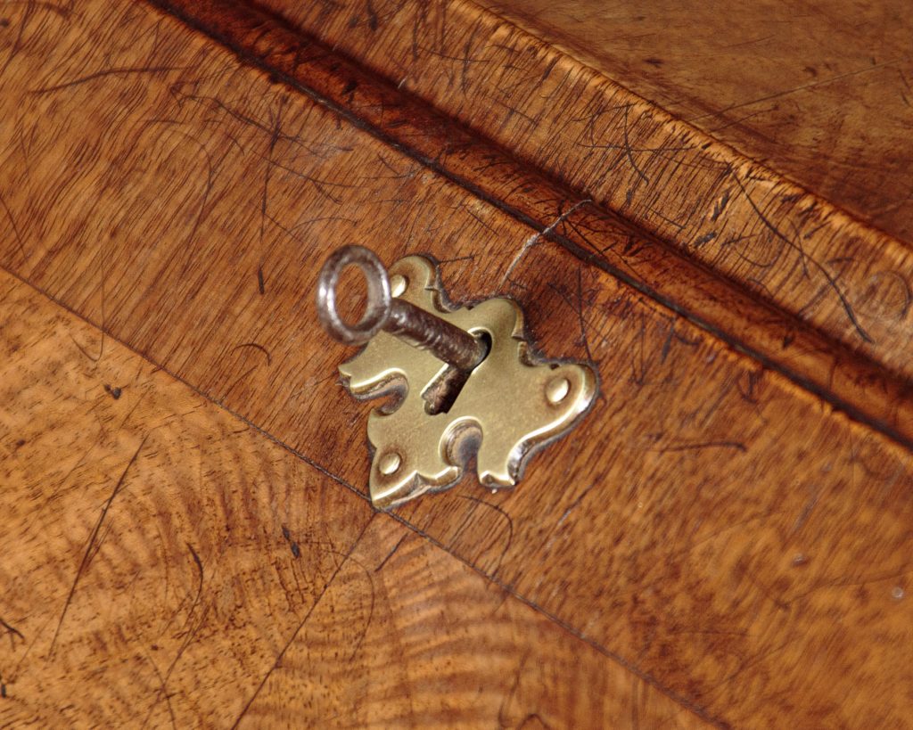 Small George II Style Mahogany Bureau c.1930 - Collinge Antiques