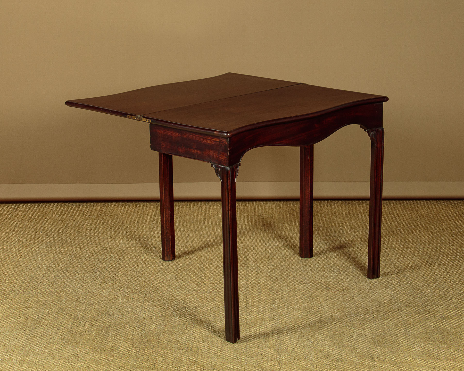 George II Fold Over Supper Table c.1750 - Collinge Antiques