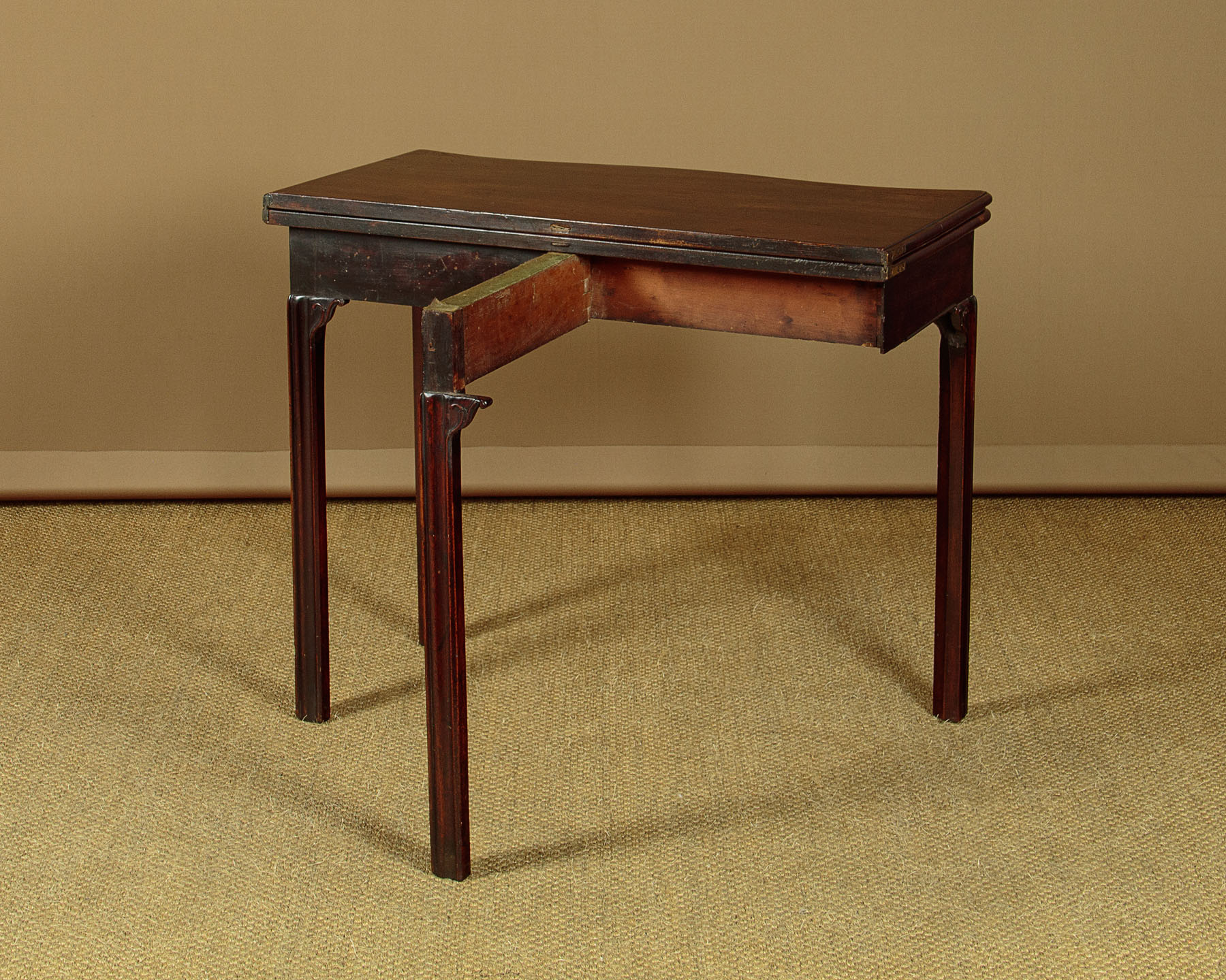 George II Fold Over Supper Table c.1750 - Collinge Antiques