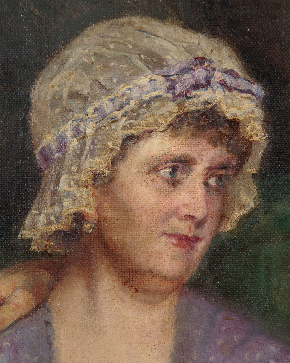 Family Portrait in Oil on Canvas dated 1926 - Collinge Antiques