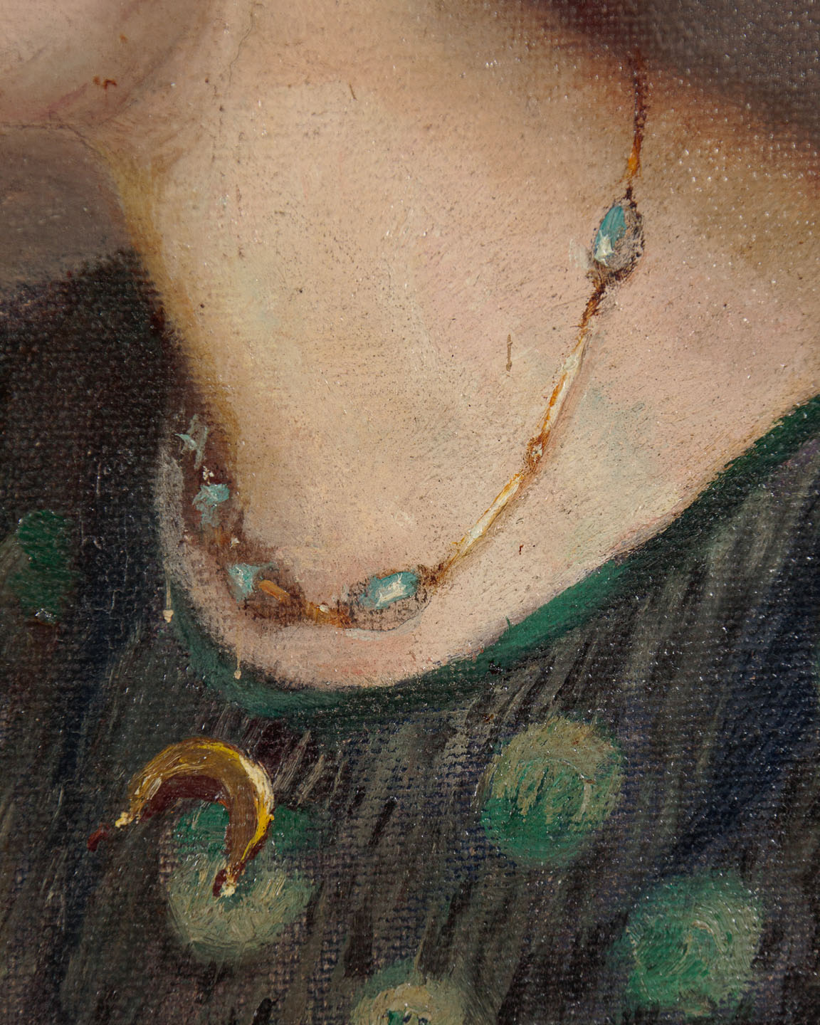 Family Portrait in Oil on Canvas dated 1926 - Collinge Antiques